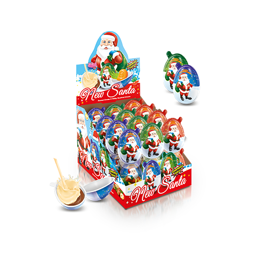 NEW SANTA SURPRISE EGG WITH CREAM&TOY - ANL FOOD