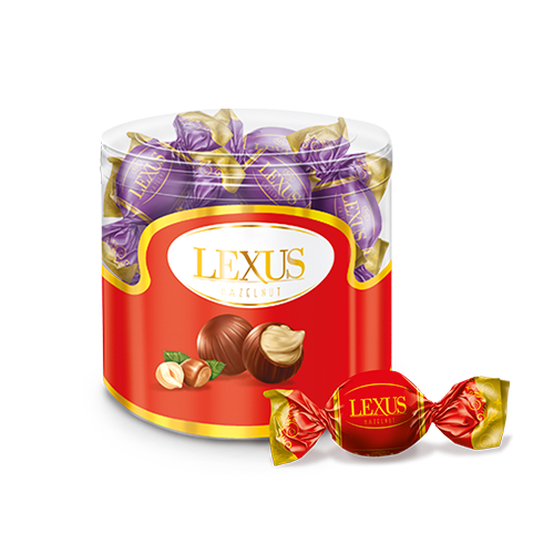 LEXUS MILKY COMPOUND CHOCOLATE FILLED WITH HAZELNUT CREAM - ANL FOOD