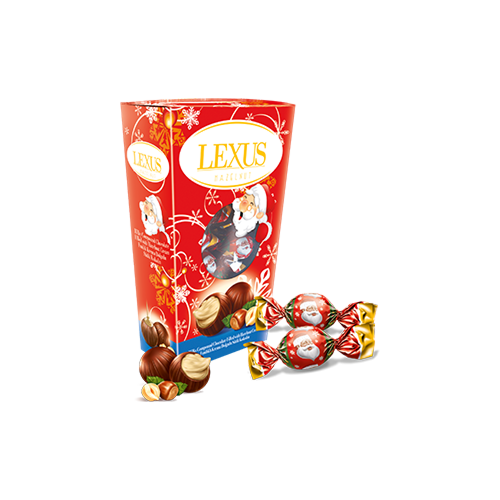 LEXUS MILKY COMPOUND CHOCOLATE FILLED WITH HAZELNUT CREAM - ANL FOOD