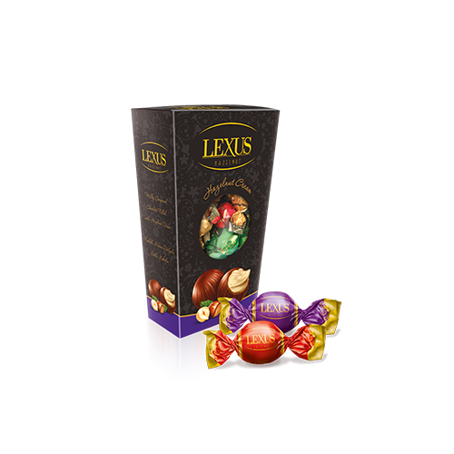 LEXUS MILKY COMPOUND CHOCOLATE FILLED WITH HAZELNUT CREAM - ANL FOOD
