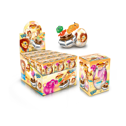 SAFARI MILKY COMPOUND CHOCOLATE SURPRISE EGG - ANL FOOD