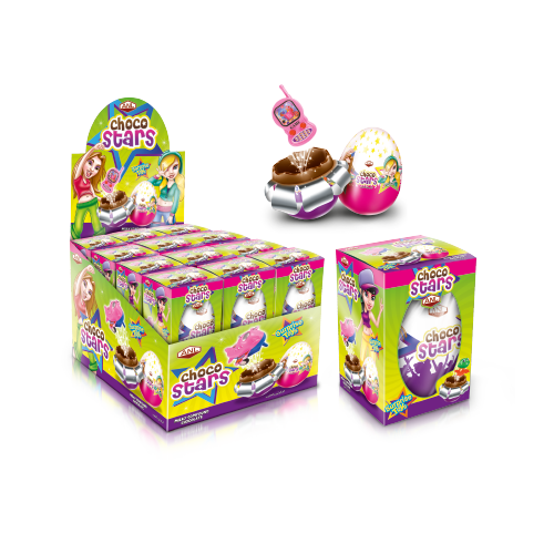 CHOCO STARS MILKY COMPOUND CHOCOLATE SURPRISE EGG - ANL FOOD