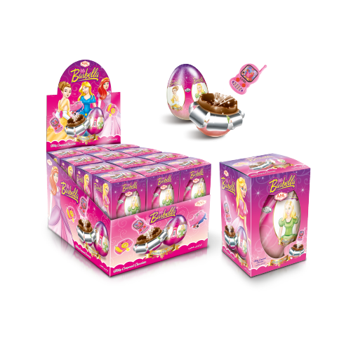 BARBELLA MILKY COMPOUND CHOCOLATE SURPRISE EGG - ANL FOOD