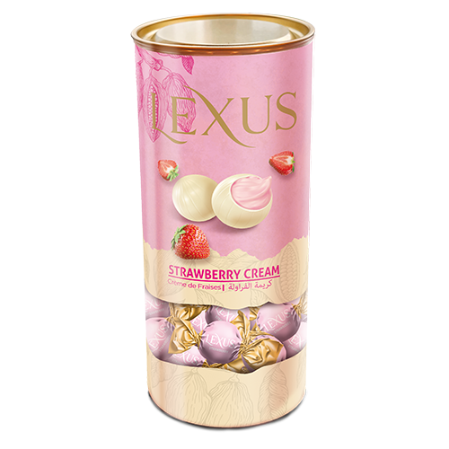 LEXUS MILKY COMPOUND CHOCOLATE FILLED WITH STRAWBERRY CREAM - ANL FOOD